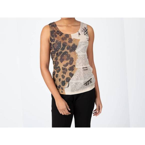 berek | Tops | New Berek Graffiti Mesh Tank In Multi | Poshmark